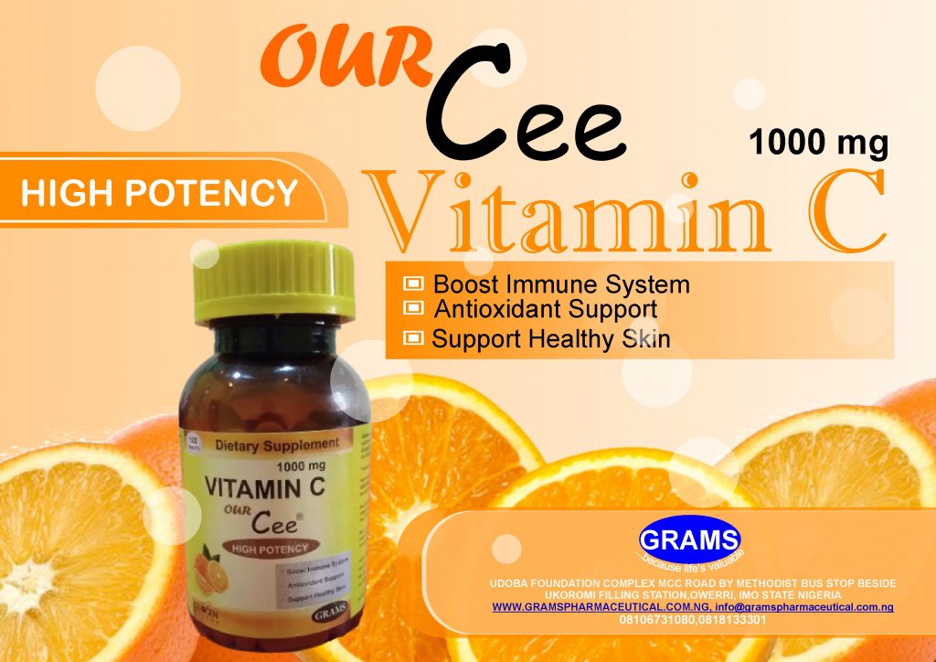 OUR CEE ( VITAMIN C 1000mg ) | Grams Pharmacy